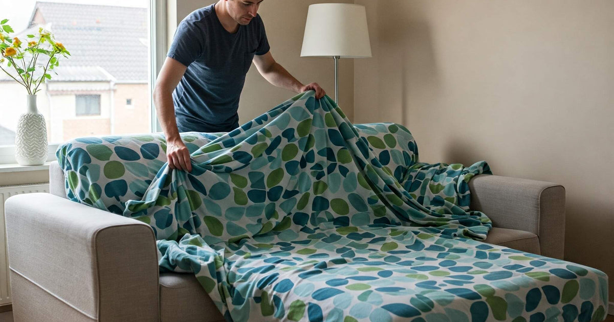 How to Put on a Couch Cover | Installing Sofa Covers – Nolan Interior